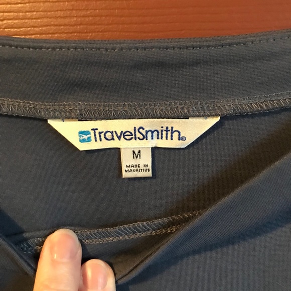 TravelSmith | Tops | Travel Smith Slate Blue Tunic Nwot | Poshmark